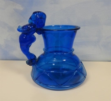 Vaso in vetro di Murano blu